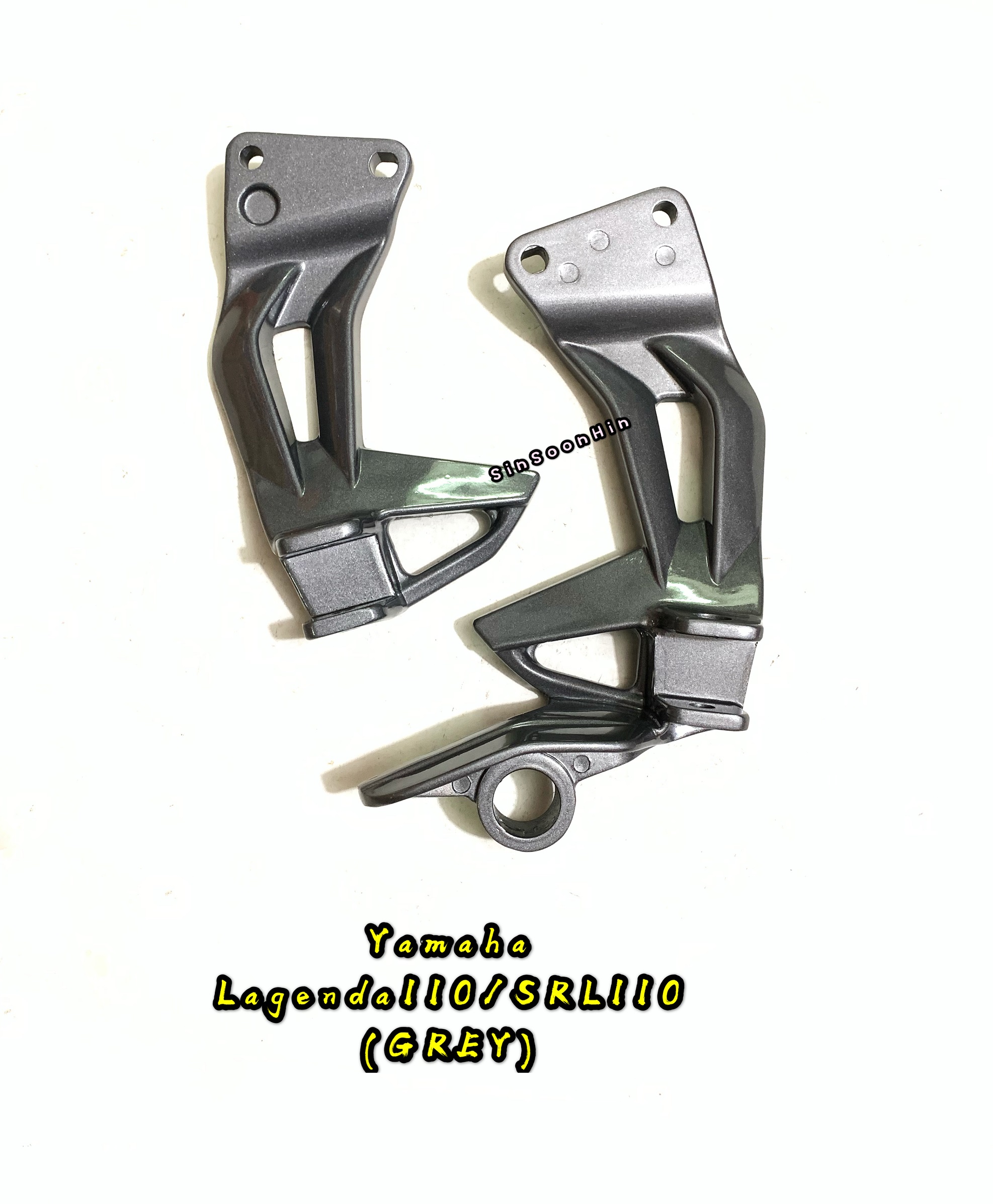 Yamaha Lagenda110 SRL110 Rear FootRest Bracket - GREY / CHROME # tapak ...