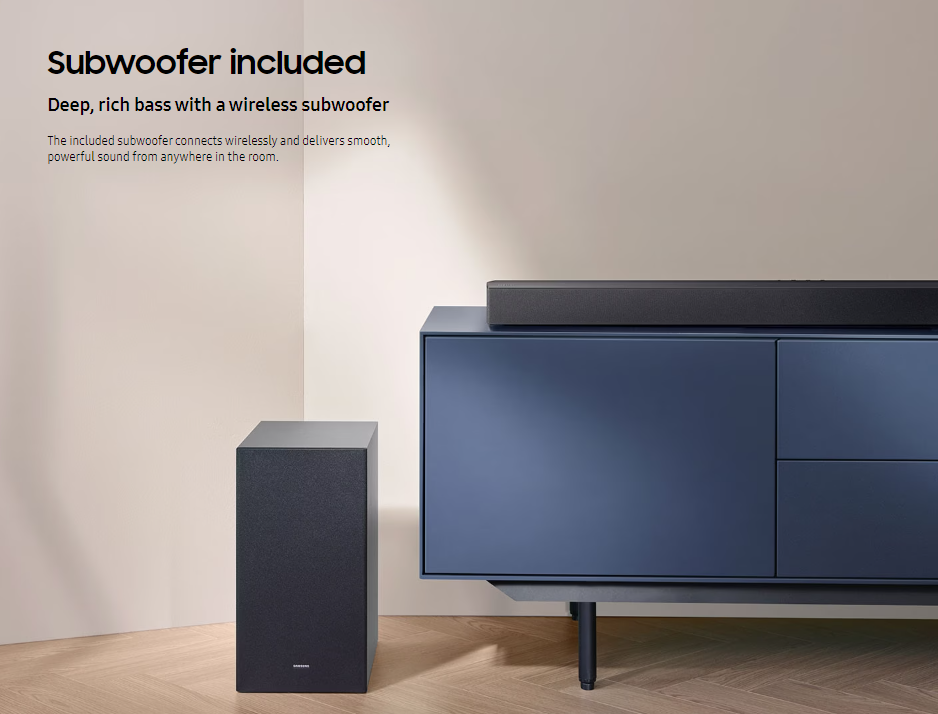 Samsung B-Series Soundbar HW-B550/XM 2.1CH HWB550 with Subwoofer / HW ...