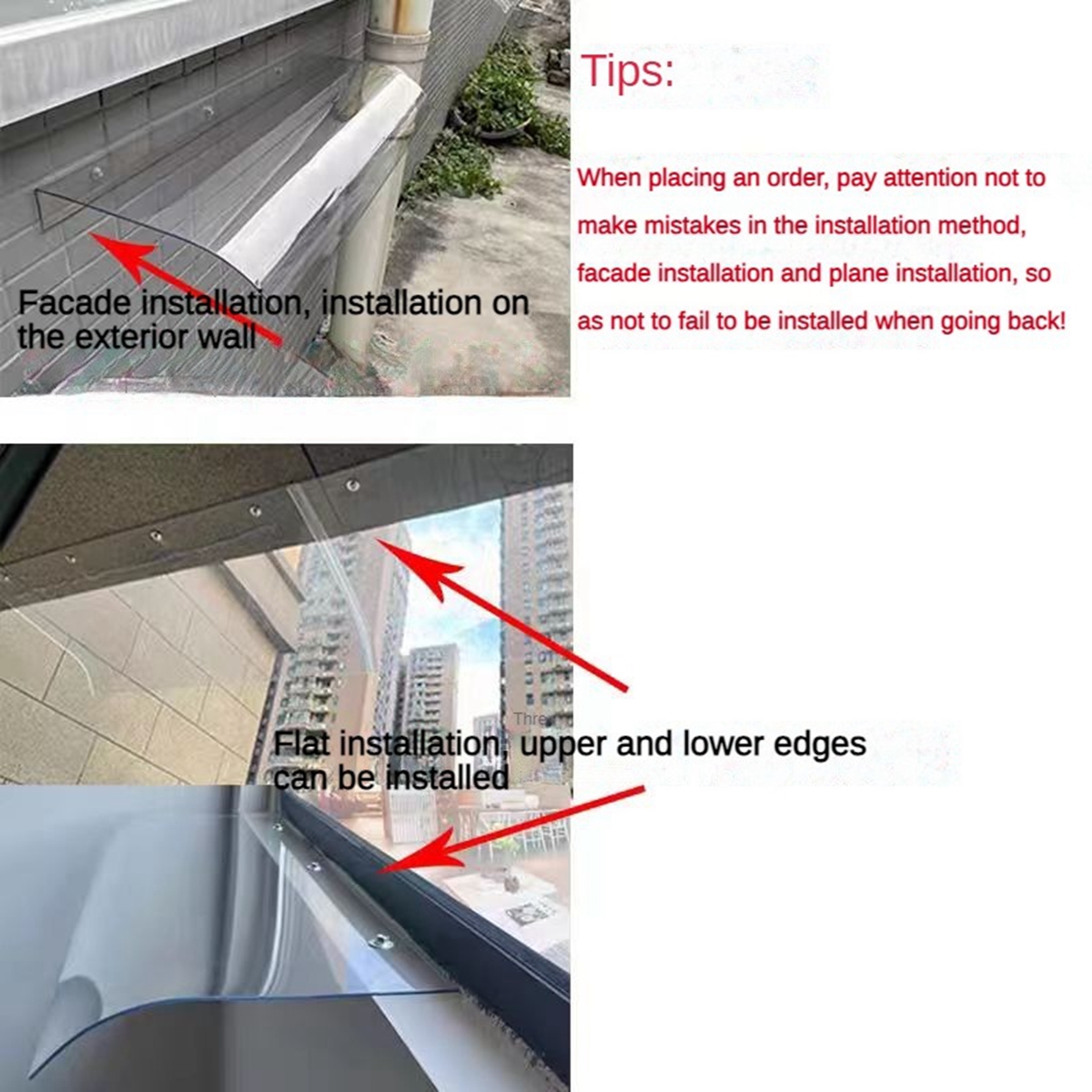 Balcony Roof Doors And Windows AwningRainproof Transparent Shed ...