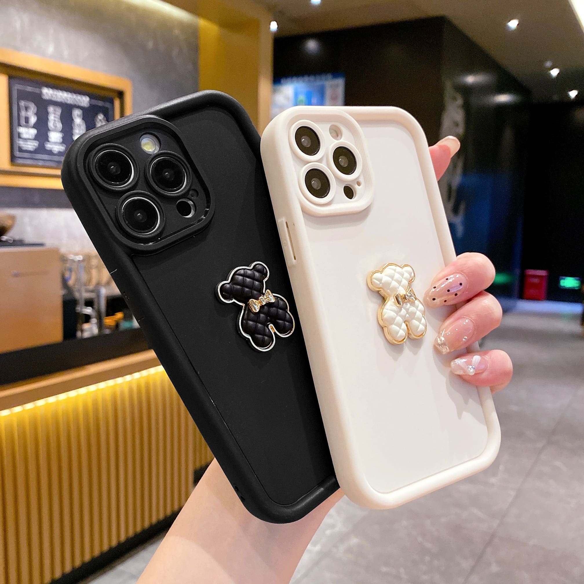OPPO Reno 5F 4G 10 10 Pro 11 12 Pro A60 5G candy colour cute mini bear ...