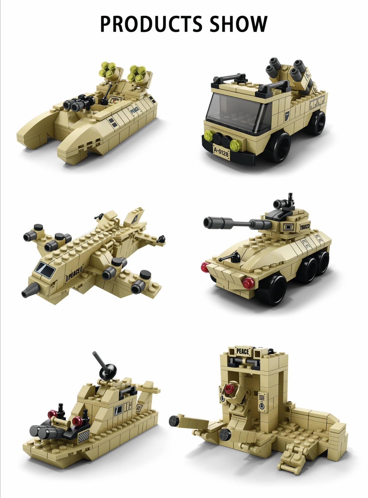 Lele Brothers Building Blocks Toys Children Educational Assembly Car ...