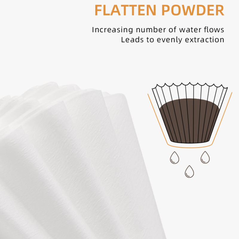 MHW-3BOMBER - 50pcs basket cake shape 155 -185 filter Paper Disposable ...