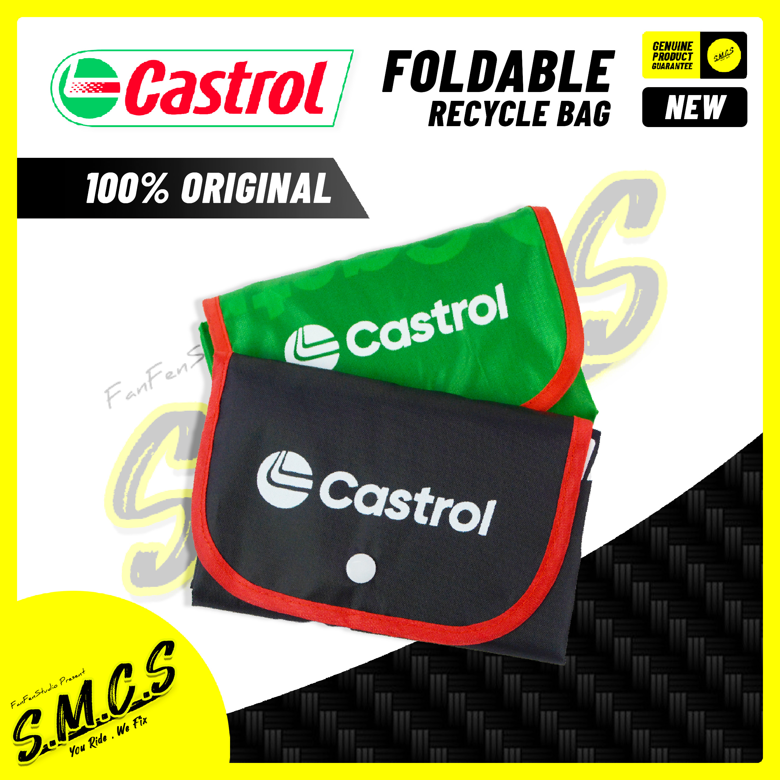 Castrol Foldable Recycle Bag [LIMITED EDITION] Castrol Merchandise Beg ...