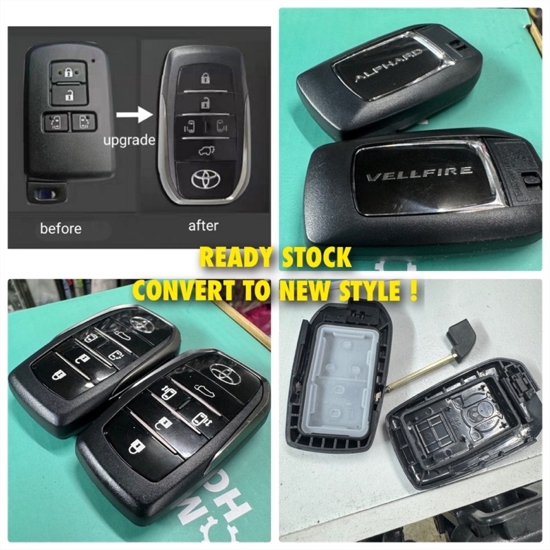 toyota alphard vellfire upgrade remote new style high spec plug and ...