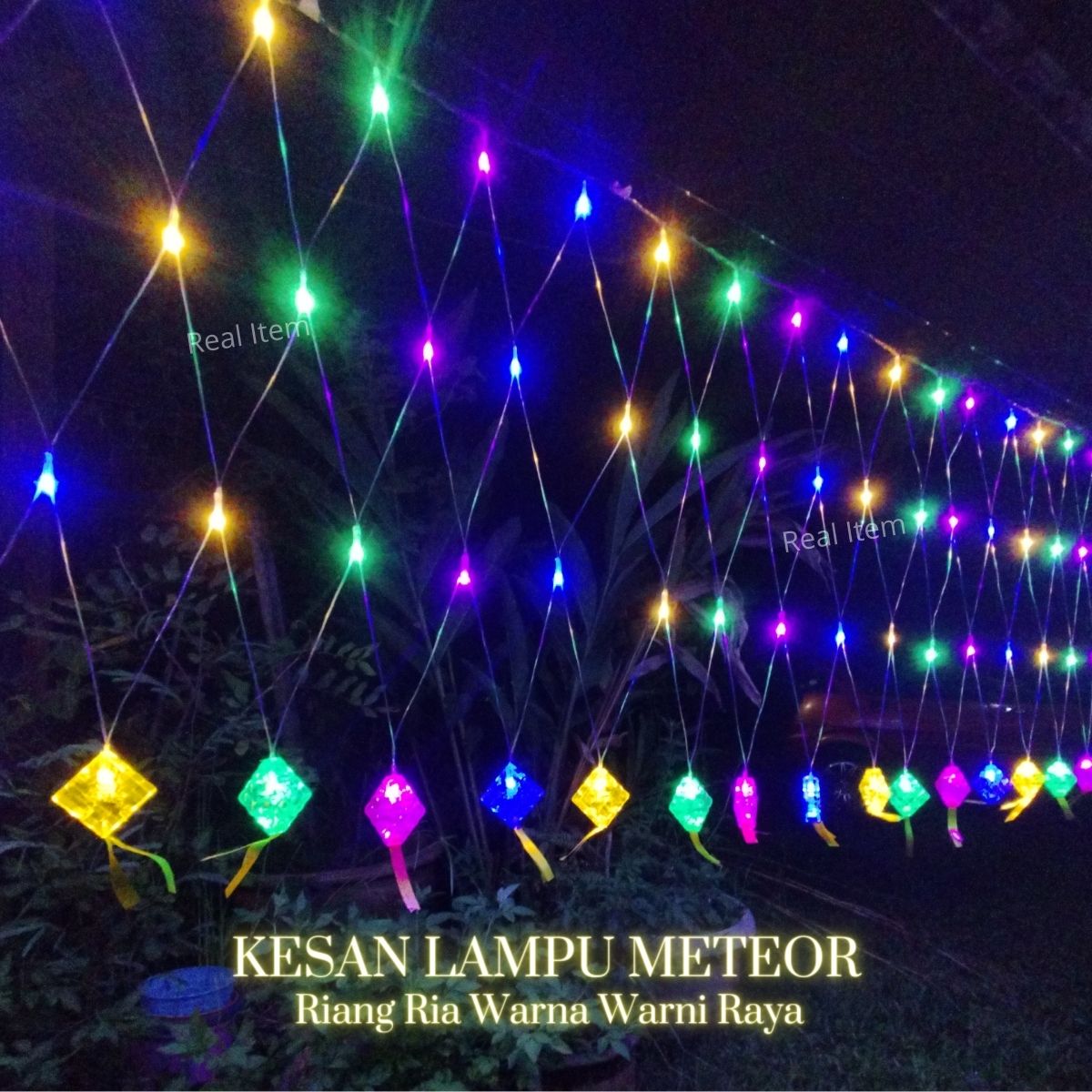 [RAYA 2025] Lampu Raya Ketupat Meteor Light Effect Lampu Raya Net Style ...