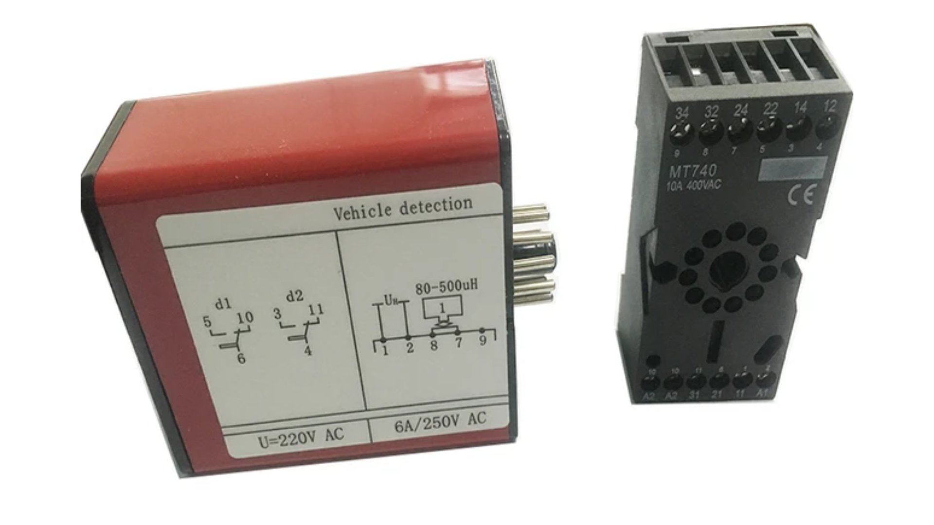 Barrier Gate Single Channel Loop Detector Two Relay Output use for ...