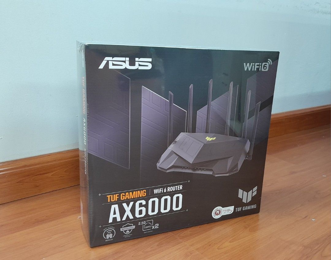ASUS TUF-AX6000 Wi-Fi 6 TUF Gaming Router AX6000 AiMesh Extendable ...