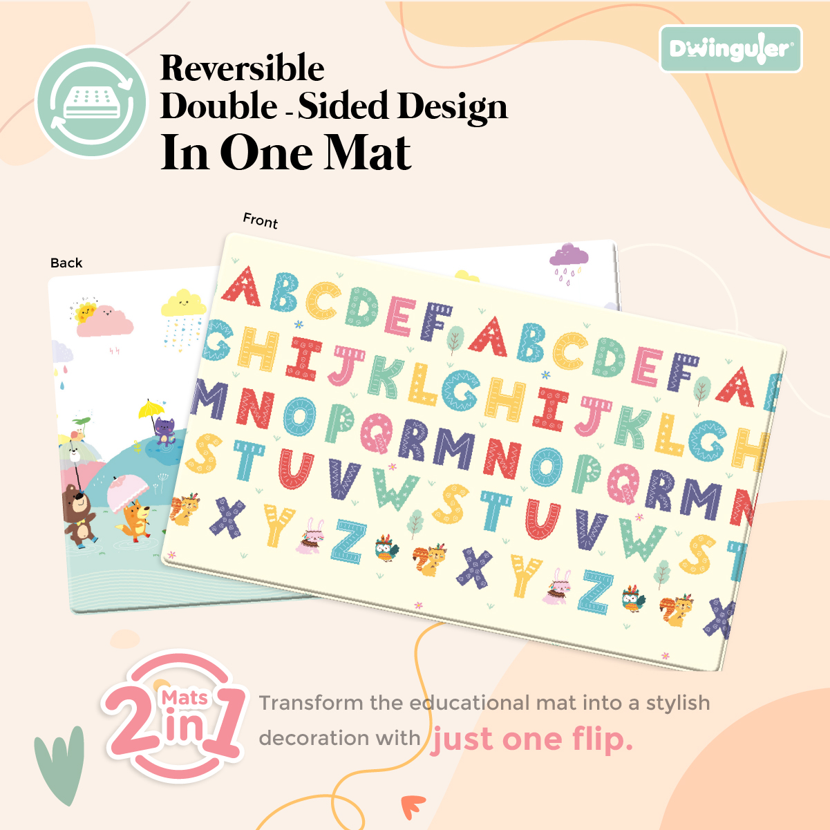 Dwinguler Kids Premium Play Mat Baby Toys Baby Playmat / Sound Playmat ...