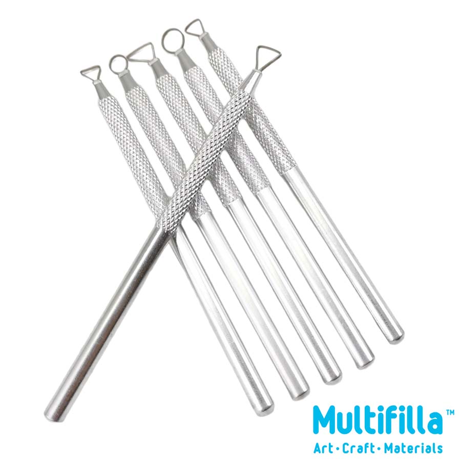 Mini Ribbon Tool Set of 6pcs - Clay Sculpting Tool Set/Clay Modelling ...