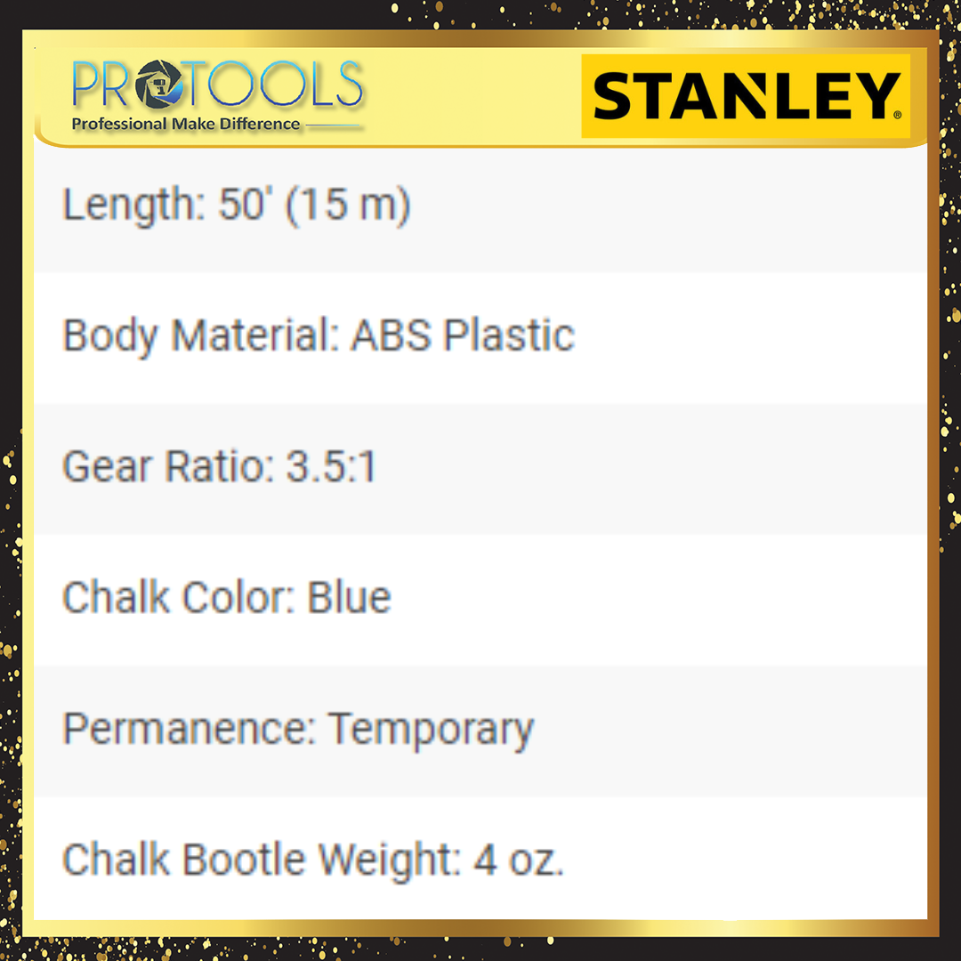 Stanley Chalk Line Layout Set 50’/15m ~ 47-672 | Shopee Malaysia