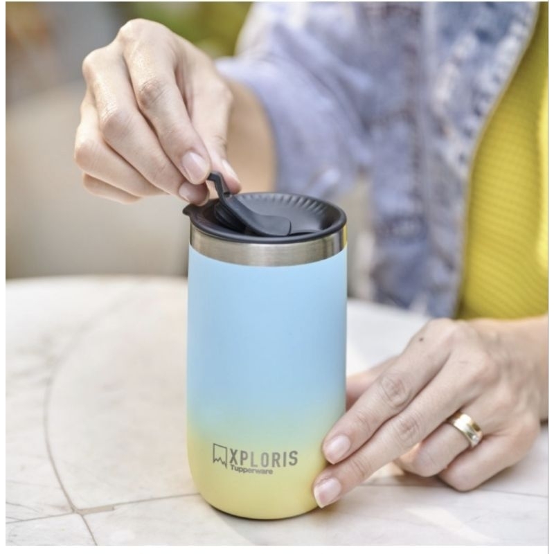 3 Sizes: Tupperware Xploris Flask 350ml/ Xploris 470ml/ 450ml Easy Open ...