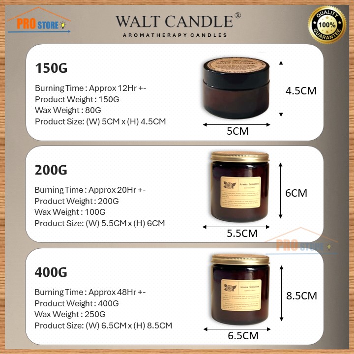 Walt Candle Scented Candle Handmade Candle Fragrance Scent Essential ...