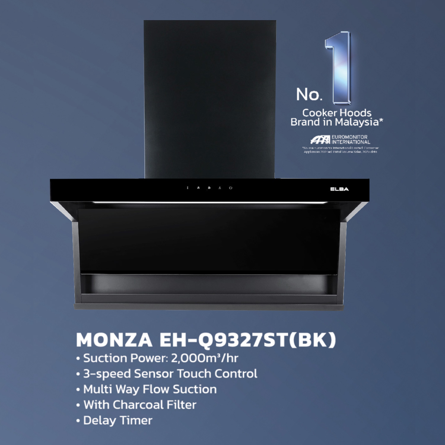 [FREE Shipping] Elba K8842 Tempered Glass Build In Cooker Hod and Hood ...