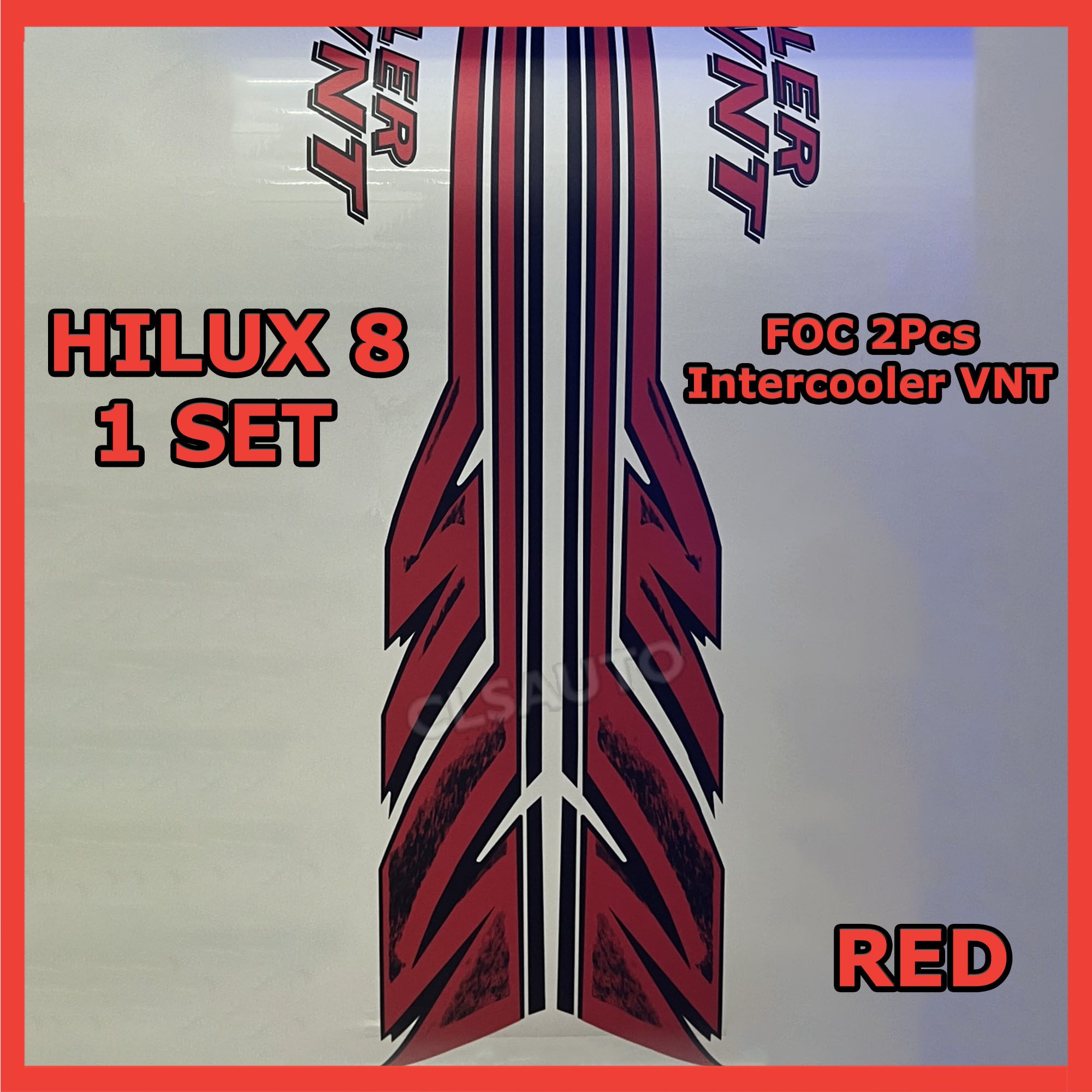 Toyota Hilux Sticker Body Side Lining Decal Design 8 1Set Accessories ...