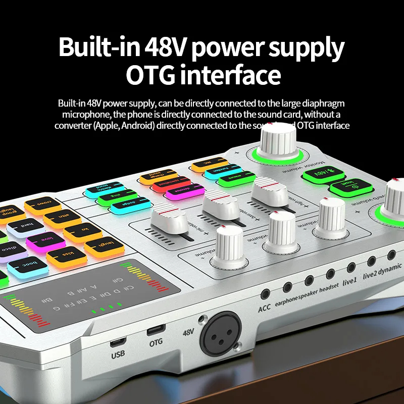 Sound Card X10 X50 with BM800 Condenser Microphone for Live Broadcast ...