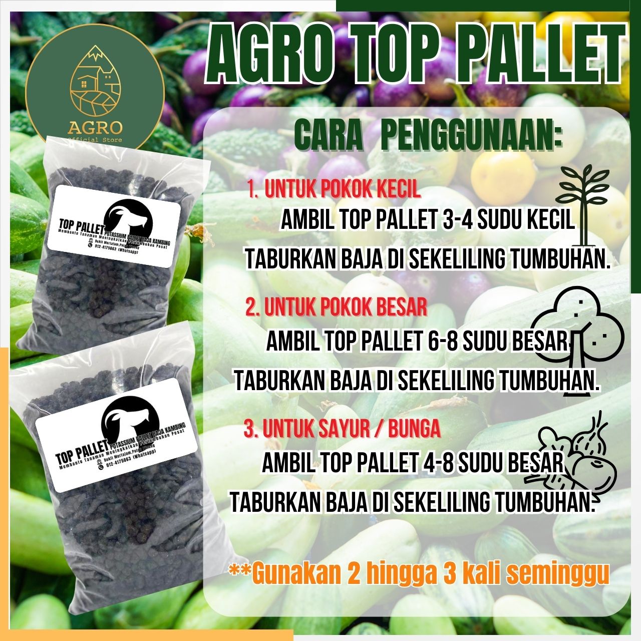 Agro Organik Baja Tahi Kambing Proses Goat Manure NPK Pallet Organic ...