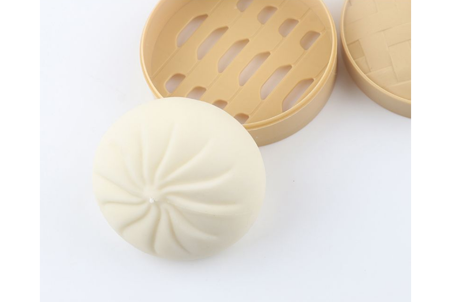 Toy🪅 Squeeze Bun Toy Simulation Steam Bun Pau Stress Relief Squishy Toy ...