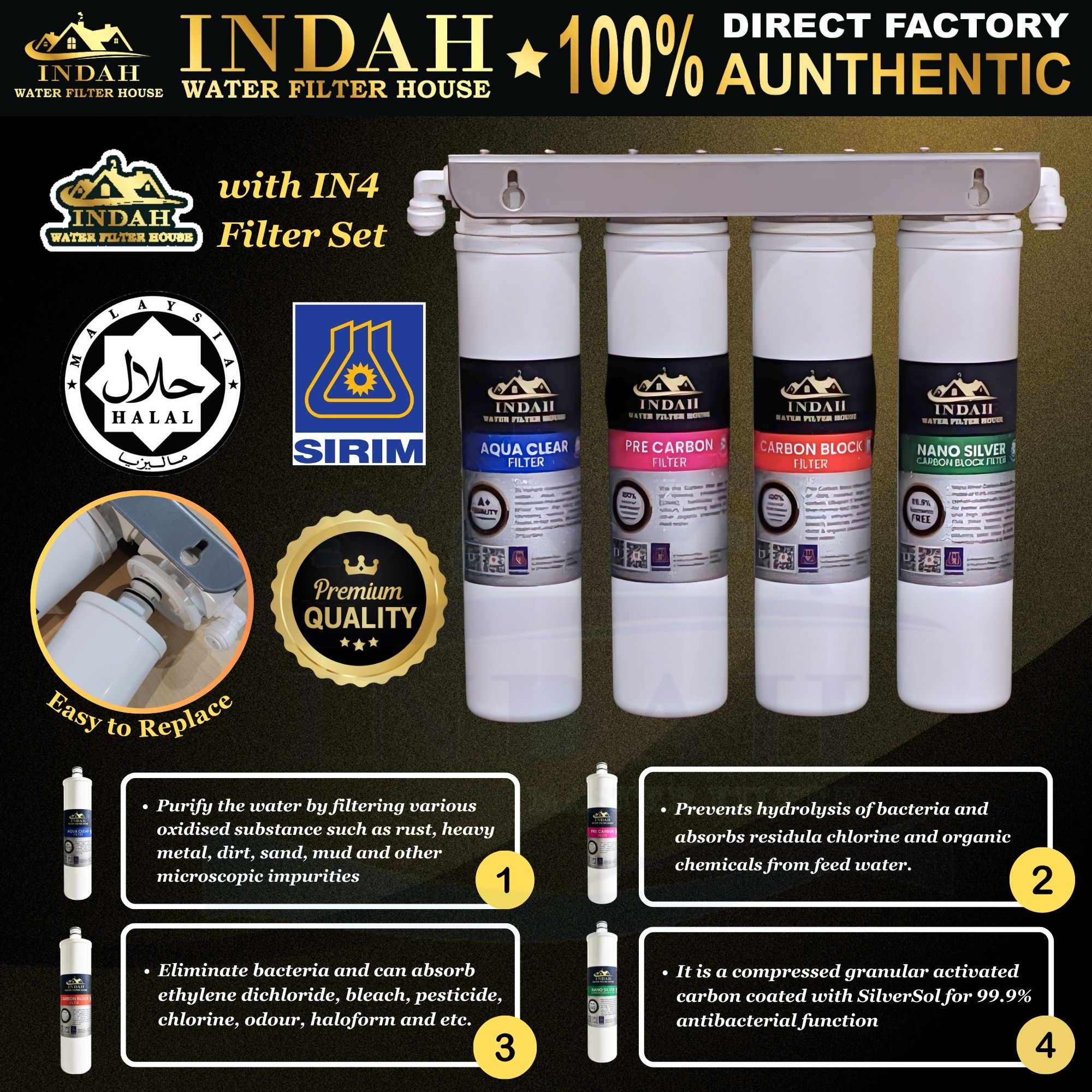 INDAH Instant Heat Water Tap Water Purifier INSYOK INDAH 4 JAKIM Halal ...