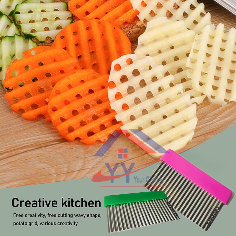 Fried Potato Knife Stainless Steel / Jelly Knife / Pisau Kentang ...