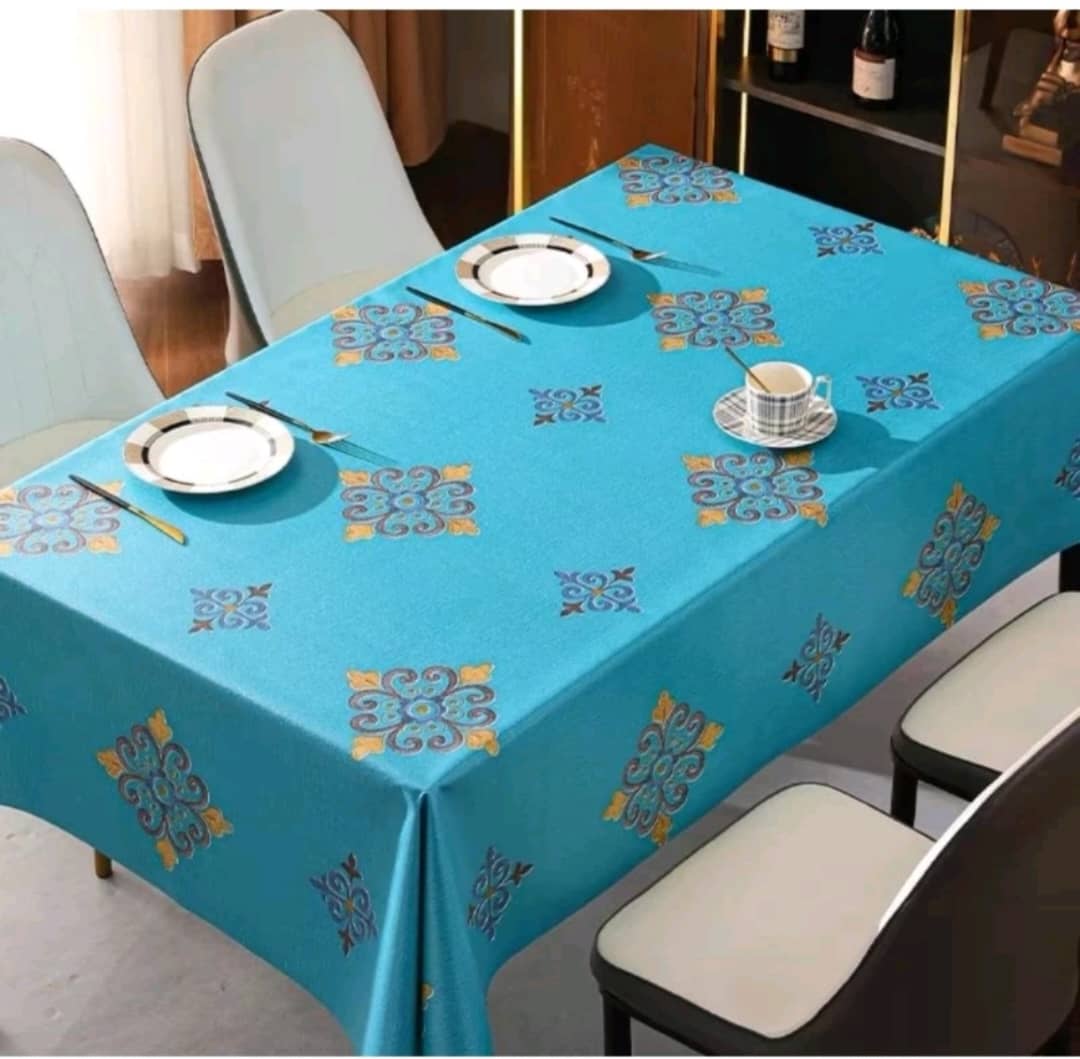 IH+ Alas Meja Makan Panjang 6/8 Kerusi Lapik Meja. PVC Oil Resistant ...