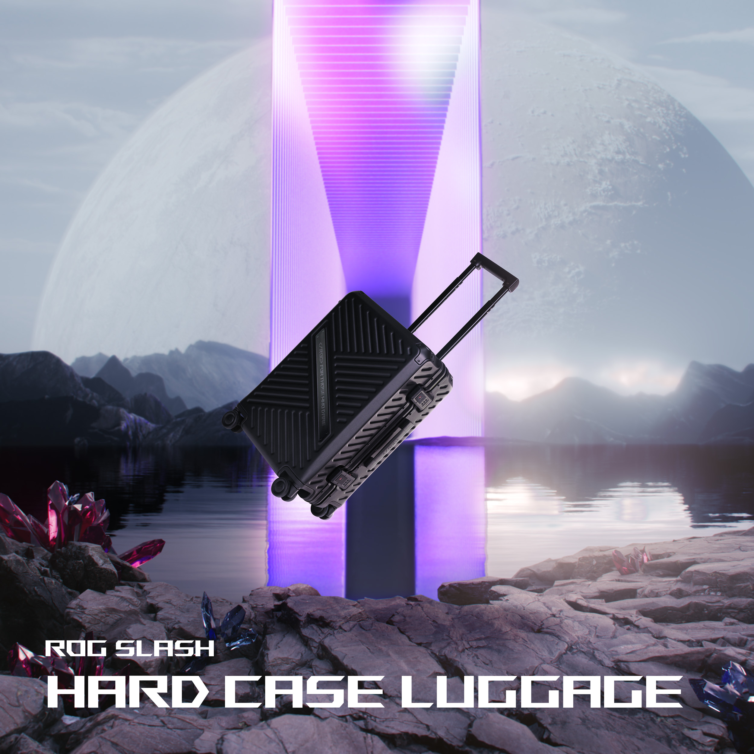 ASUS BT3700 Rog Slash Hard Case Luggage - Black 90XB08P0-BSS000 ...