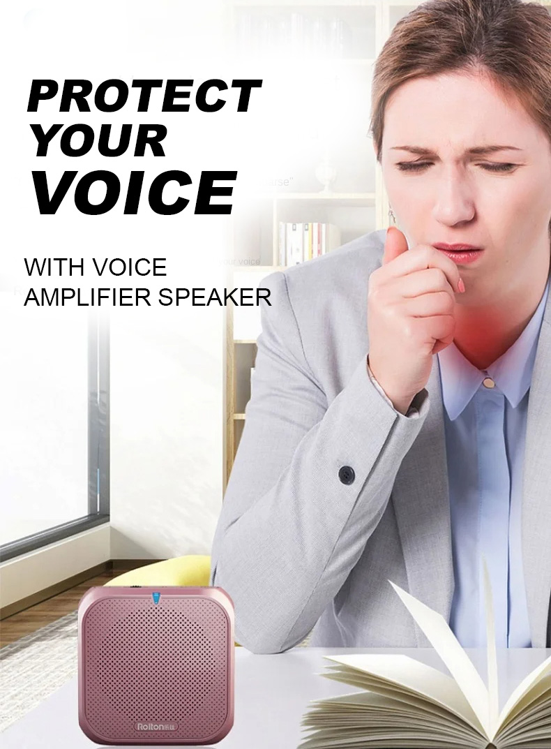 Rolton K400 Voice Amplifier Speaker Microphone | Headset Mic for ...