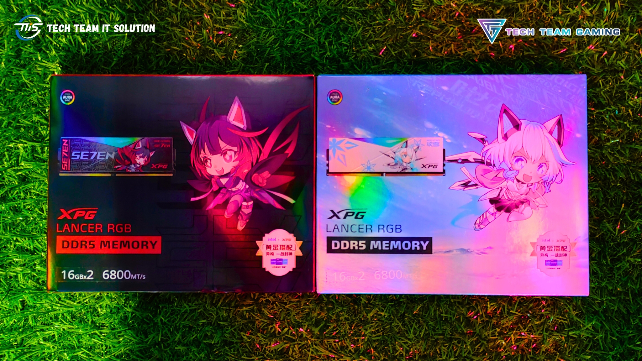 XPG LANCER 32GB (RO姬 - SE7EN / 吹雪 - SNOW WHITE) RGB DDR5 6800MHZ (16GB ...