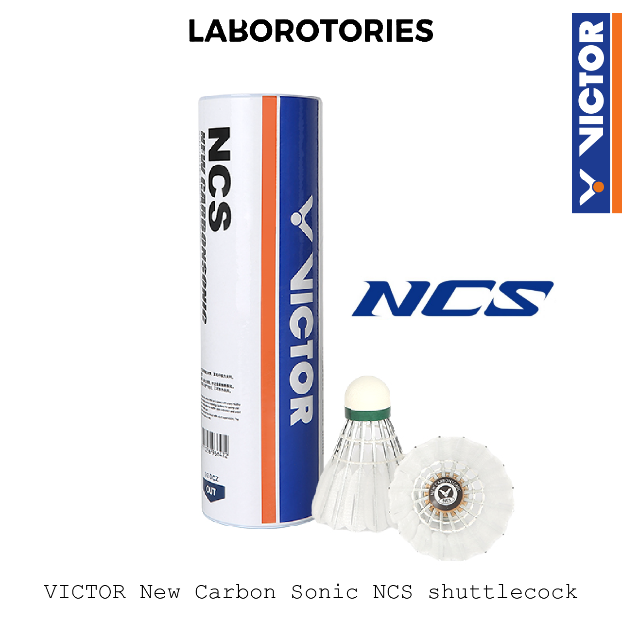 [LABOROTORIES] VICTOR New Carbon Sonic NCS shuttlecock carbonsonic ...