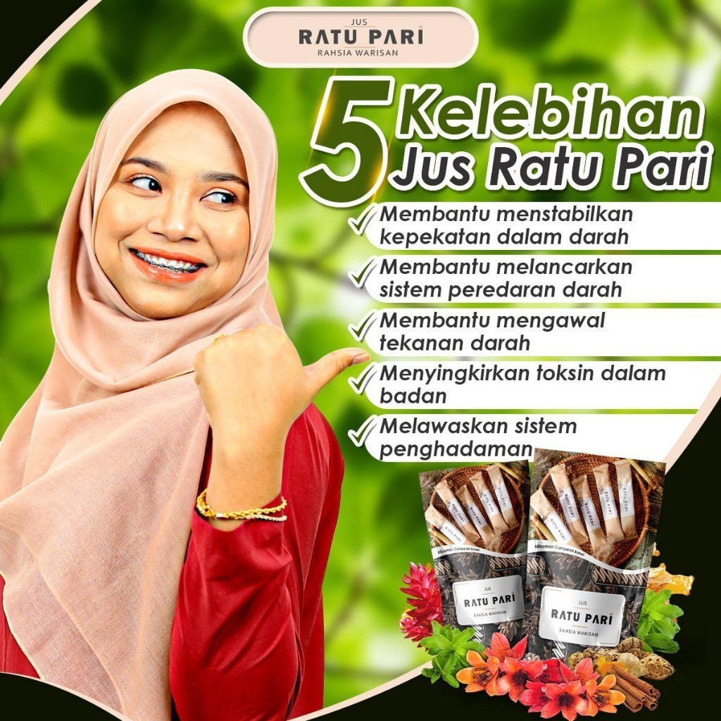 Jus Ratu Pari Original HQ Minuman Khasiat Herba semula jadi kesihatan ...