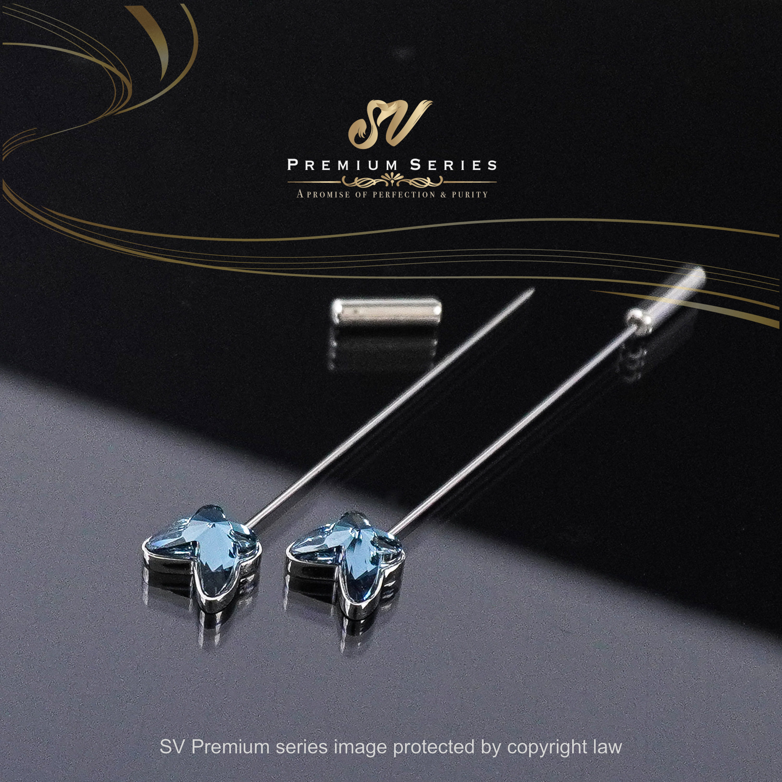 Sv Premium Butterfly Hijab Pin Jarum Peniti Tudung Pin Tudung Stainless ...