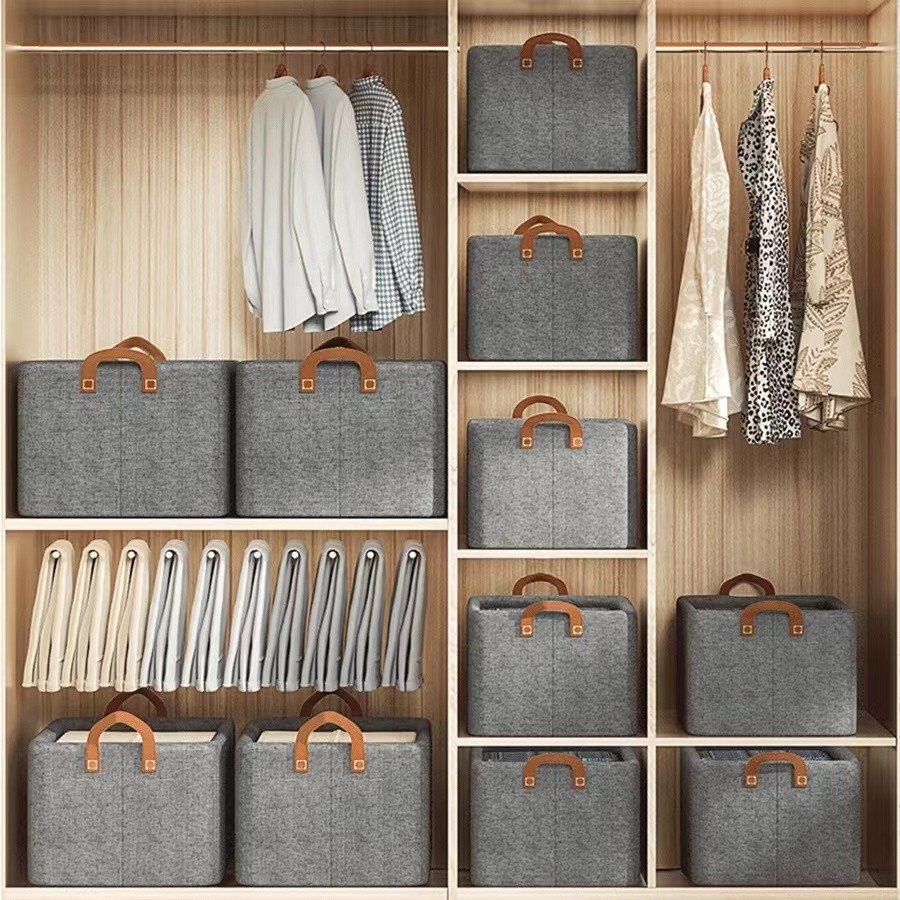 Clothes Organiser Steel Organizer Box Wardrobe Organizer Compartment ...