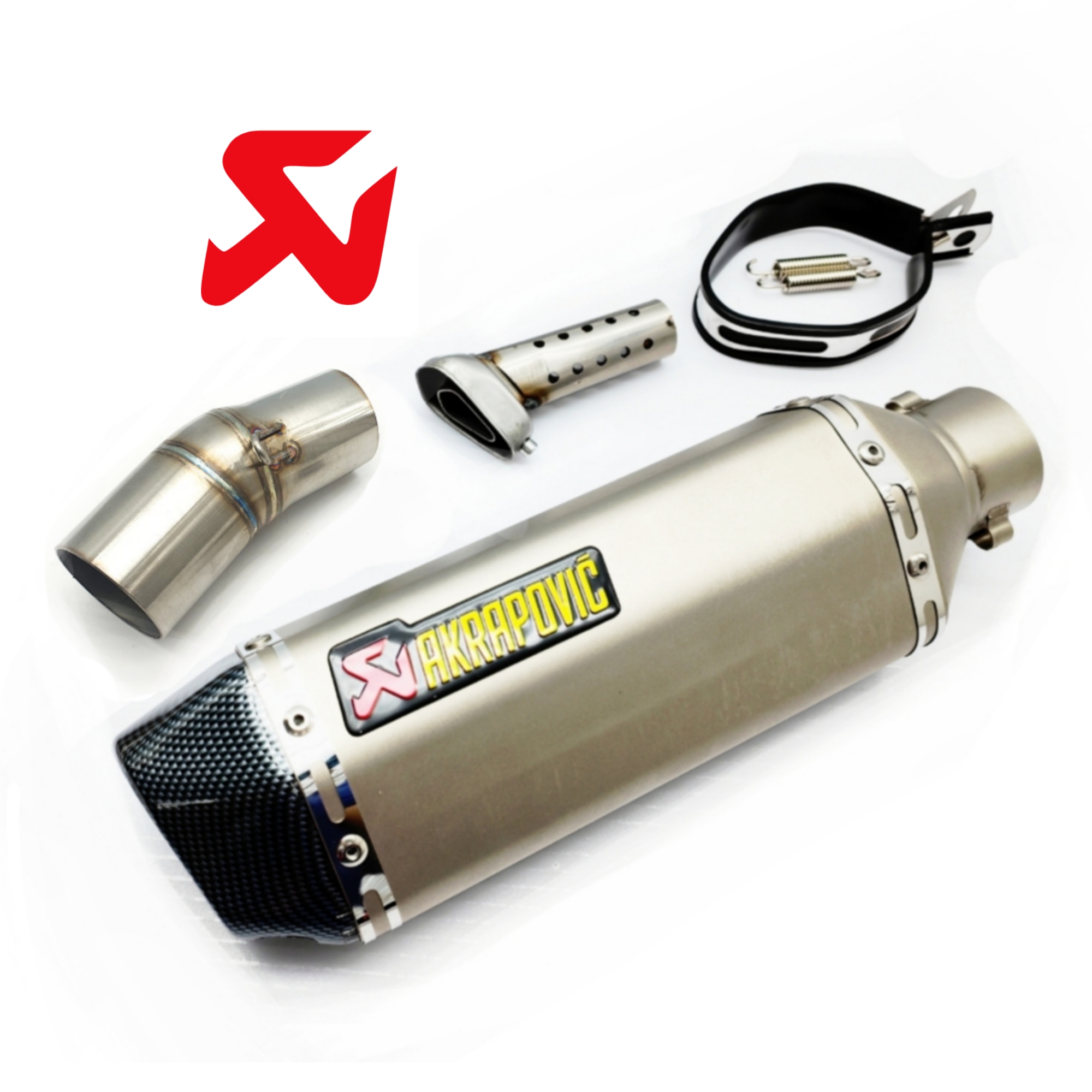 Akrapovic Exhaust Modenas Z250 NINJA250 2018-2024 Slip On Piping ...