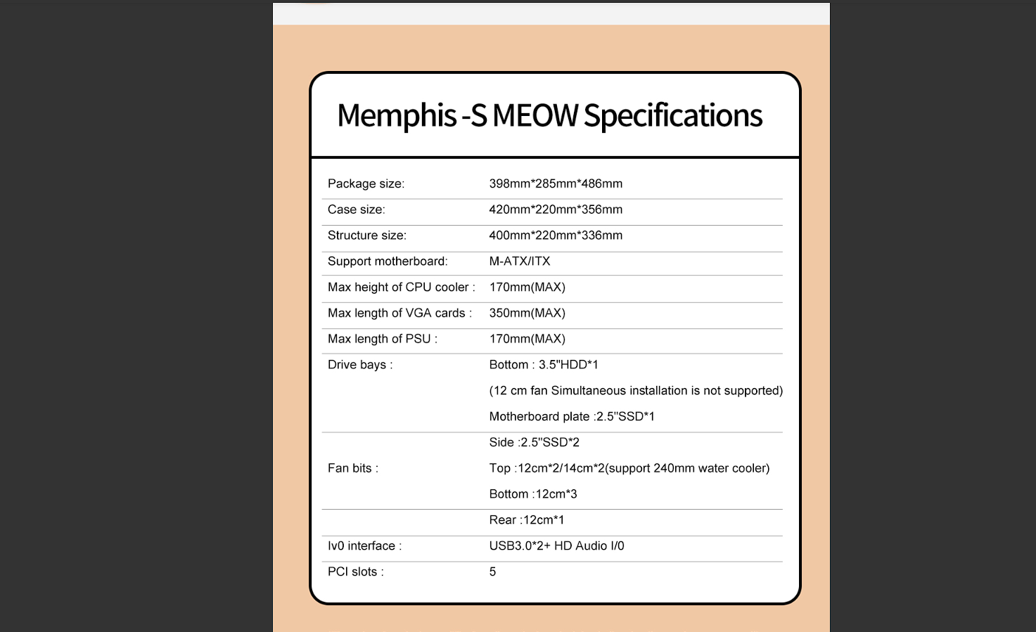 SEGOTEP MEOW PC CASING / SEGOTEP HQ-12 MEOW FANS (SEGOTEP X COLORFIRE ...