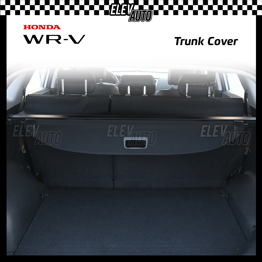 Honda WR-V WRV DG4 Leather Retractable Trunk Cover Rear Cargo Boot ...