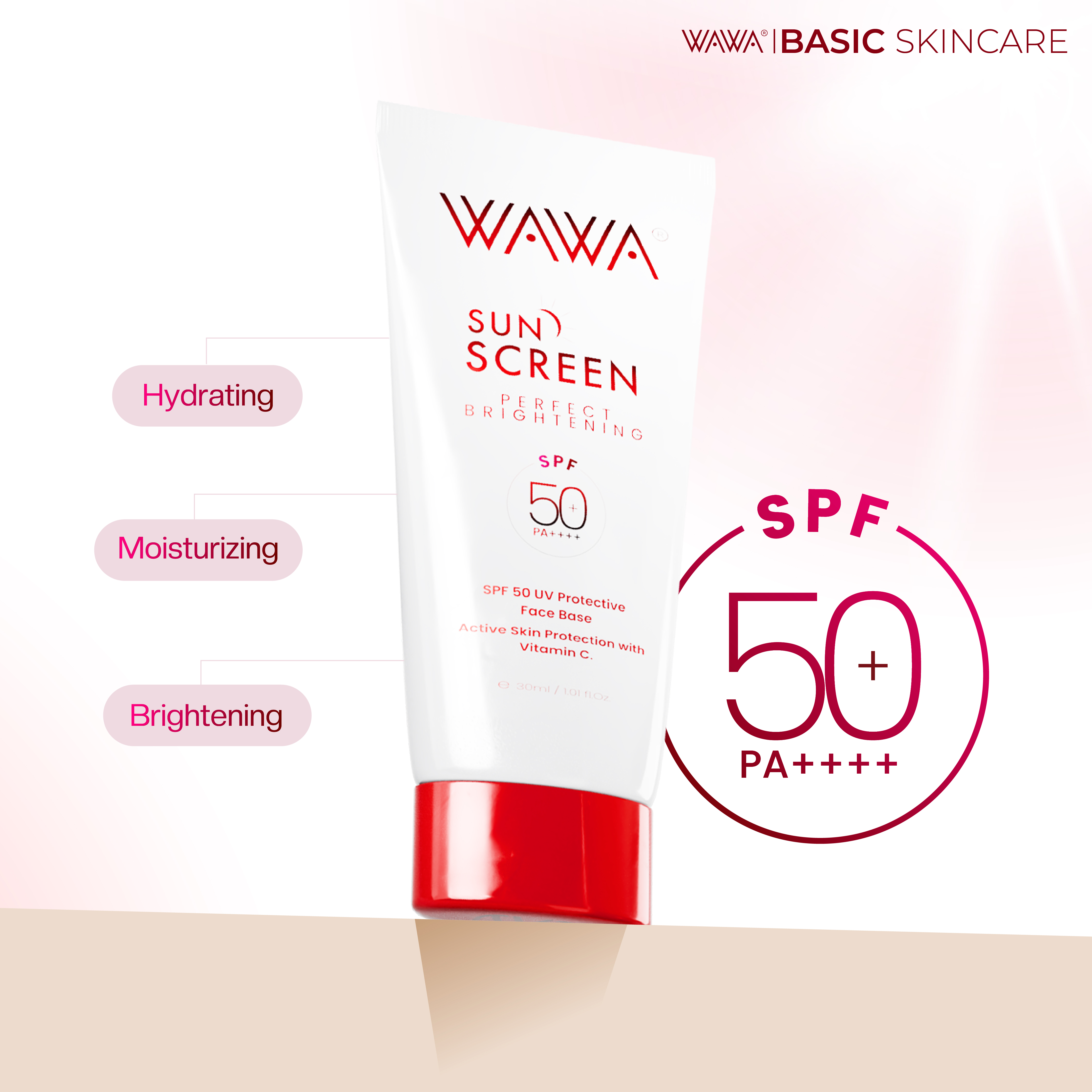 WAWA Perfect Brightening Sunscreen SPF 50+ (30ml) / WAWA Perfect ...