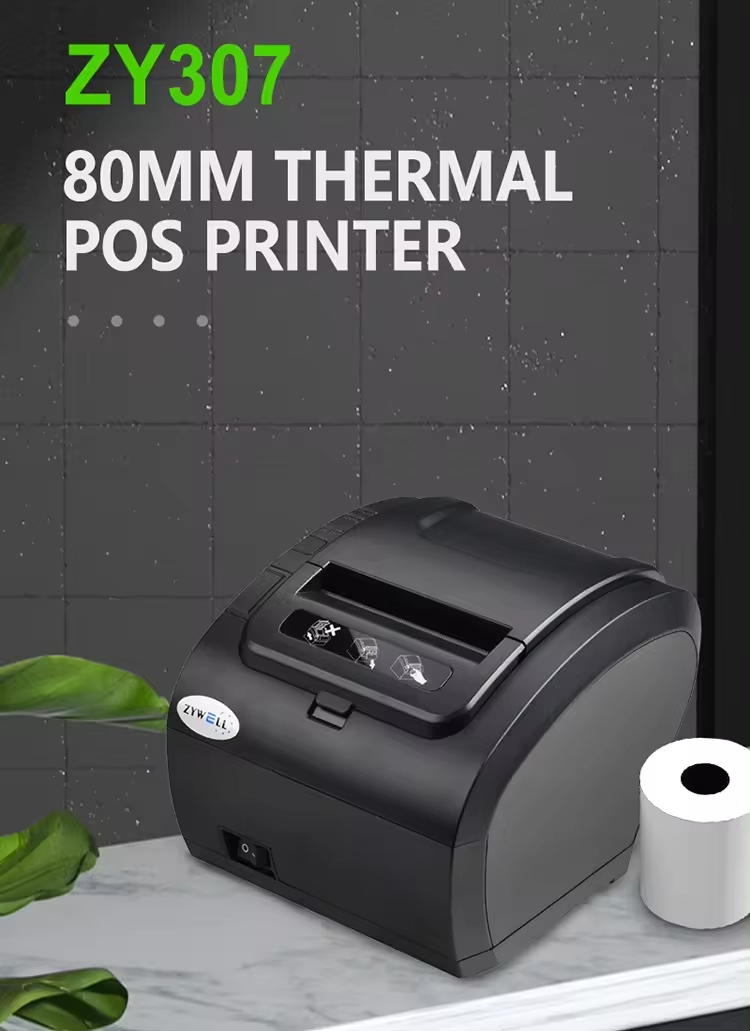 ZYWELL Zy307 Usb+Lan 80mm Autocut Thermal Receipt Printer 1Year ...