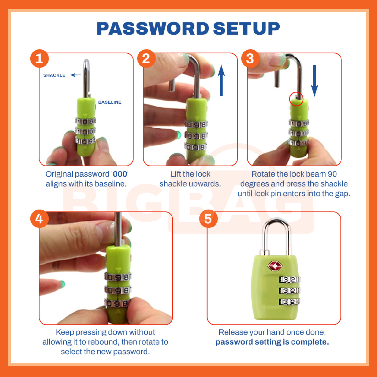 Luggage Lock TSA Lock Luggage Padlock Number Padlock Password Lock ...