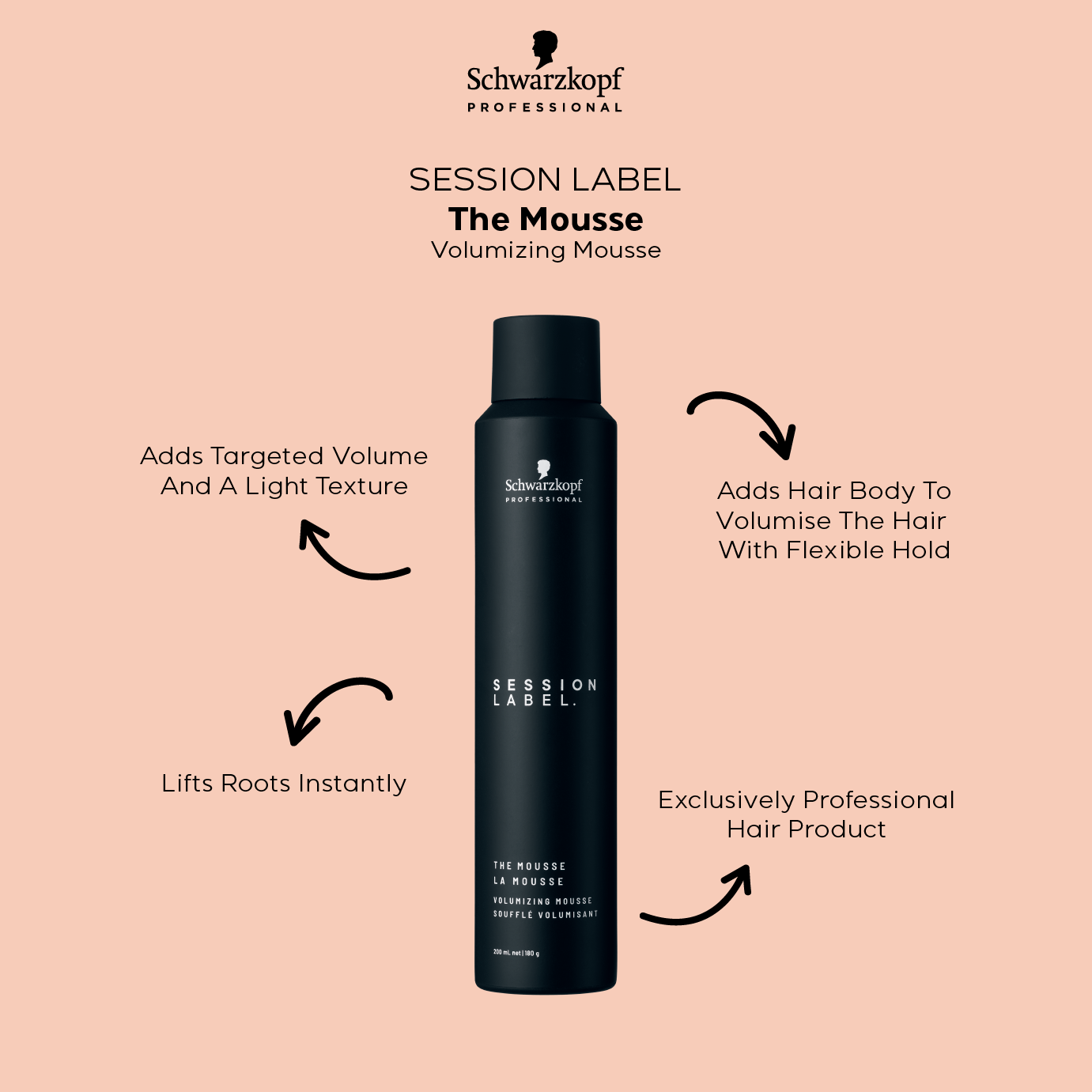 Schwarzkopf Professional Session Label The Mousse (300ml) | Shopee Malaysia
