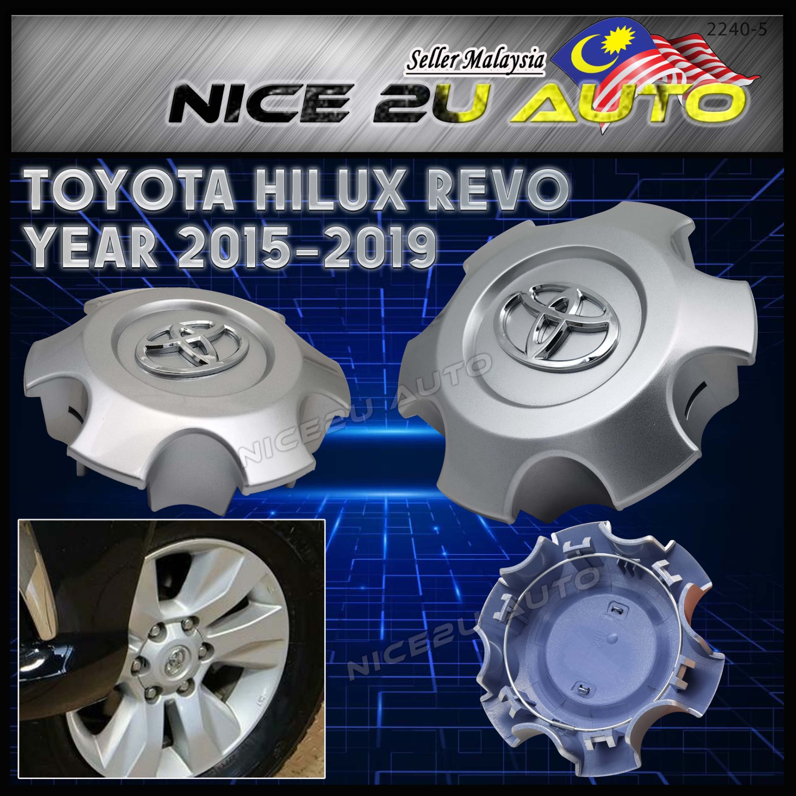Toyota Hilux Wheel Rim Center Cap Centre Cover Car Tyre Accessories ...