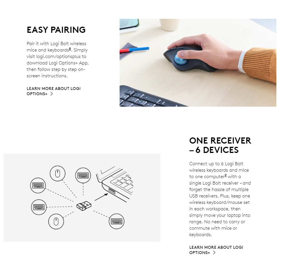 LOGI BOLT USB RECEIVER (USB receiver to be used with your Logi Bolt ...