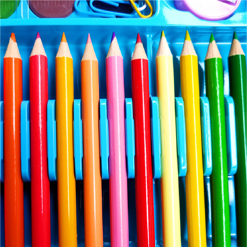 150pcs Alat Tulis Sekolah Color Pencil cray Warna Set Water Colour ...