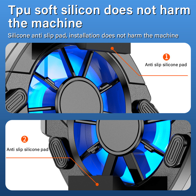 Dual Fan Rechargeable Long Lasting Stronger cooling FS01 Air cooling ...