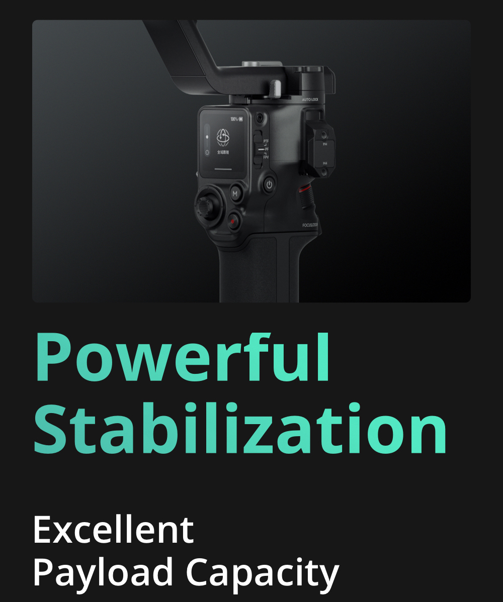 DJI RS 4 - Gimbal Stabilizer | 2nd-Gen Native Vertical Shooting ...