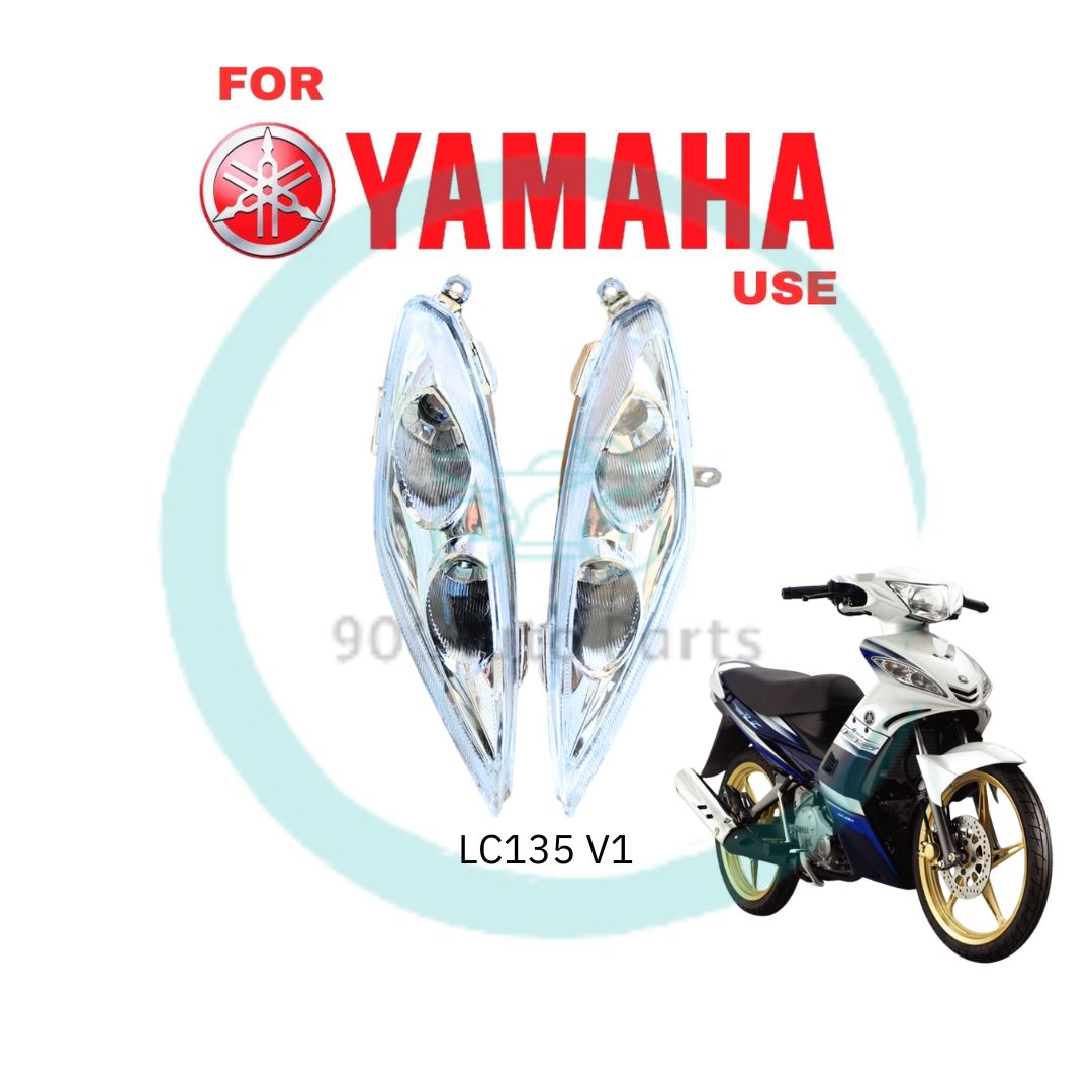FRONT SIGNAL LAMP SET CLEAR MOTOR YAMAHA LC135 V1 135LC V1 LC 135 V1 ...