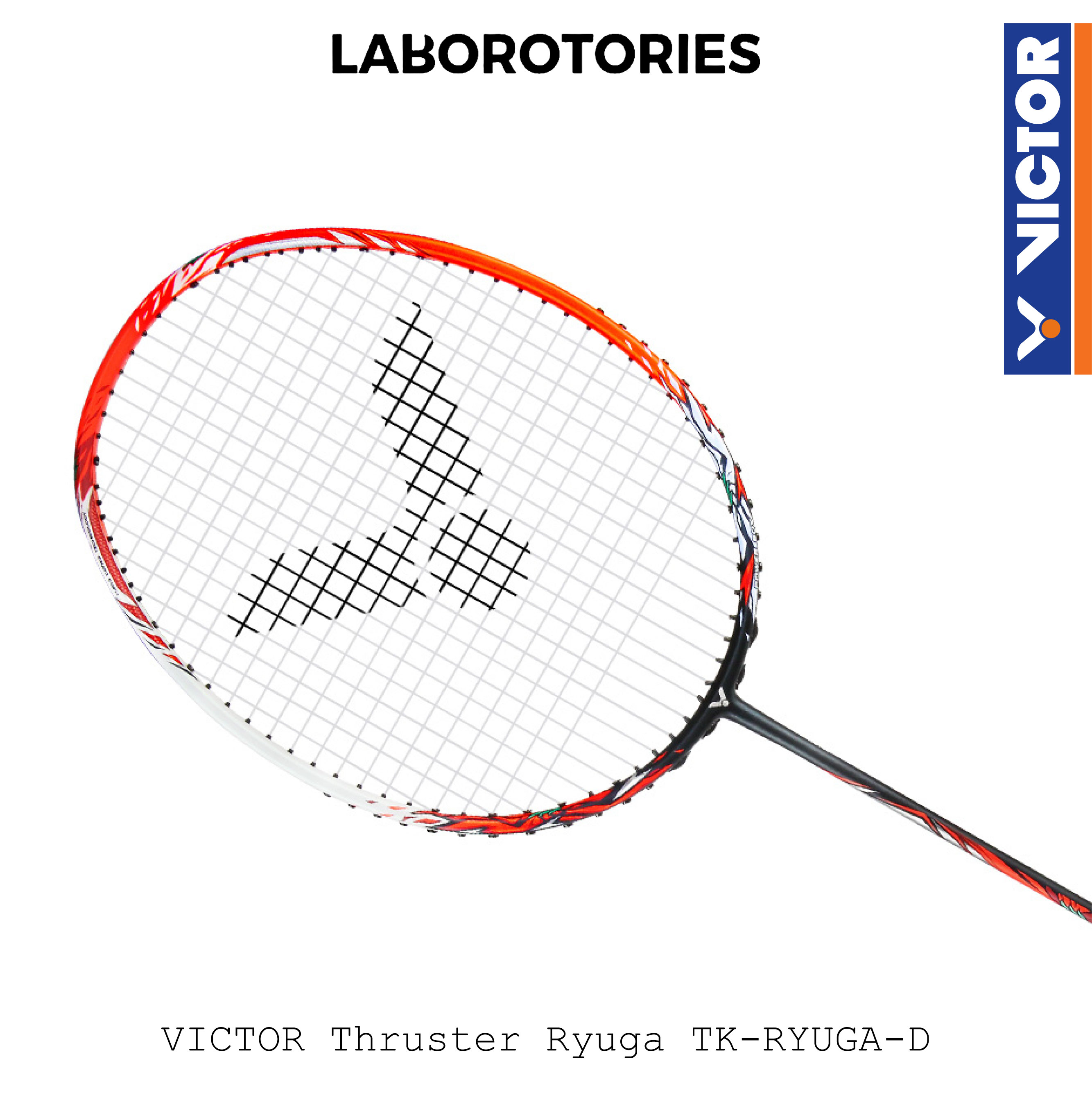 [LABOROTORIES] VICTOR Thruster Ryuga Racket Badminton TK-RYUGA-D (free ...
