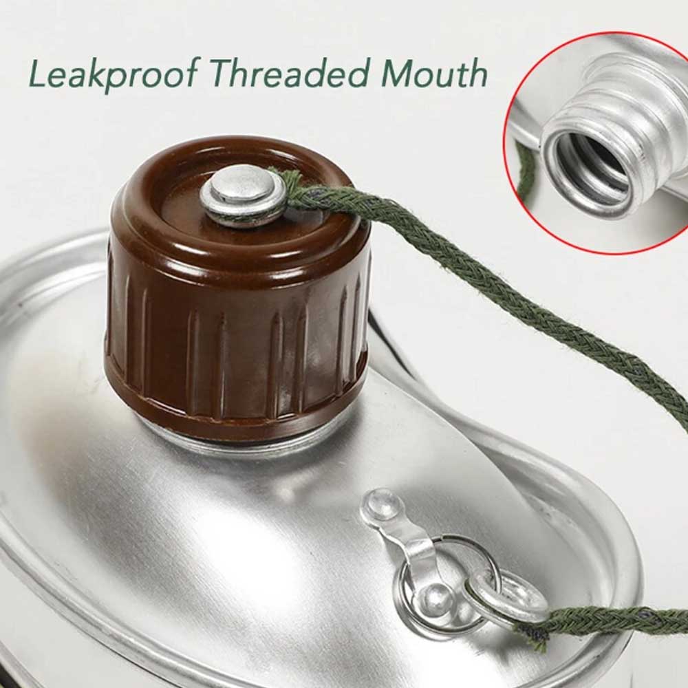 Outdoor Canteen Kit Hiking Canteen Bottle Water Mess Cup Camping Mess ...
