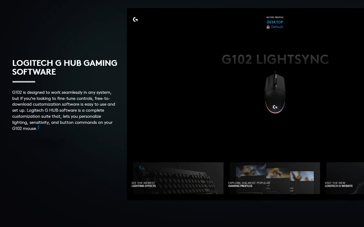 Logitech G102 Light Sync Gaming Wired Mouse | Gaming Grade Sensor | 8k ...