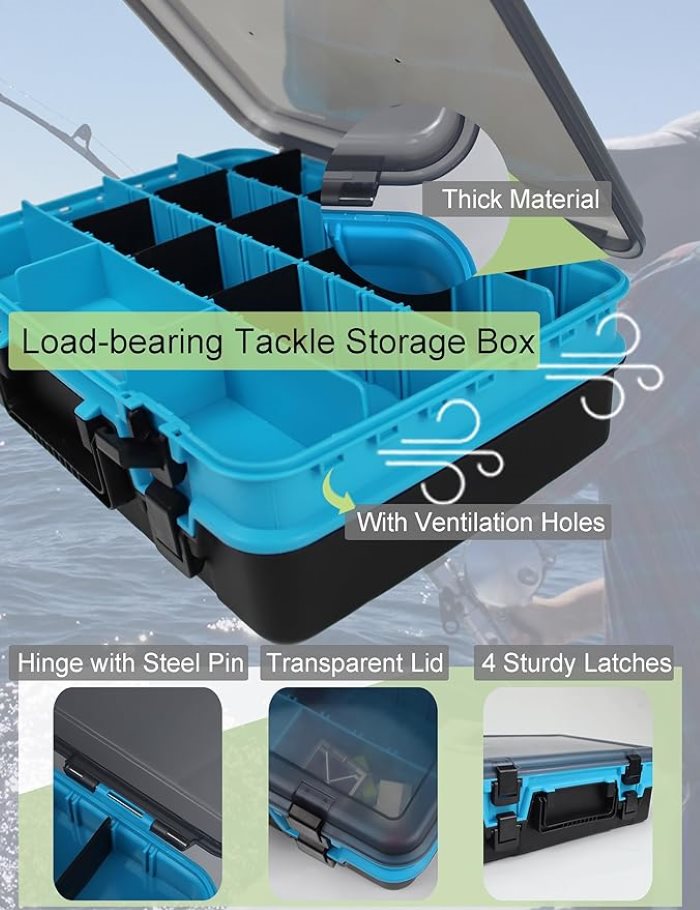Outdoor Storage Box Multifunctional Kotak Pancing Fishing Tackle Box ...