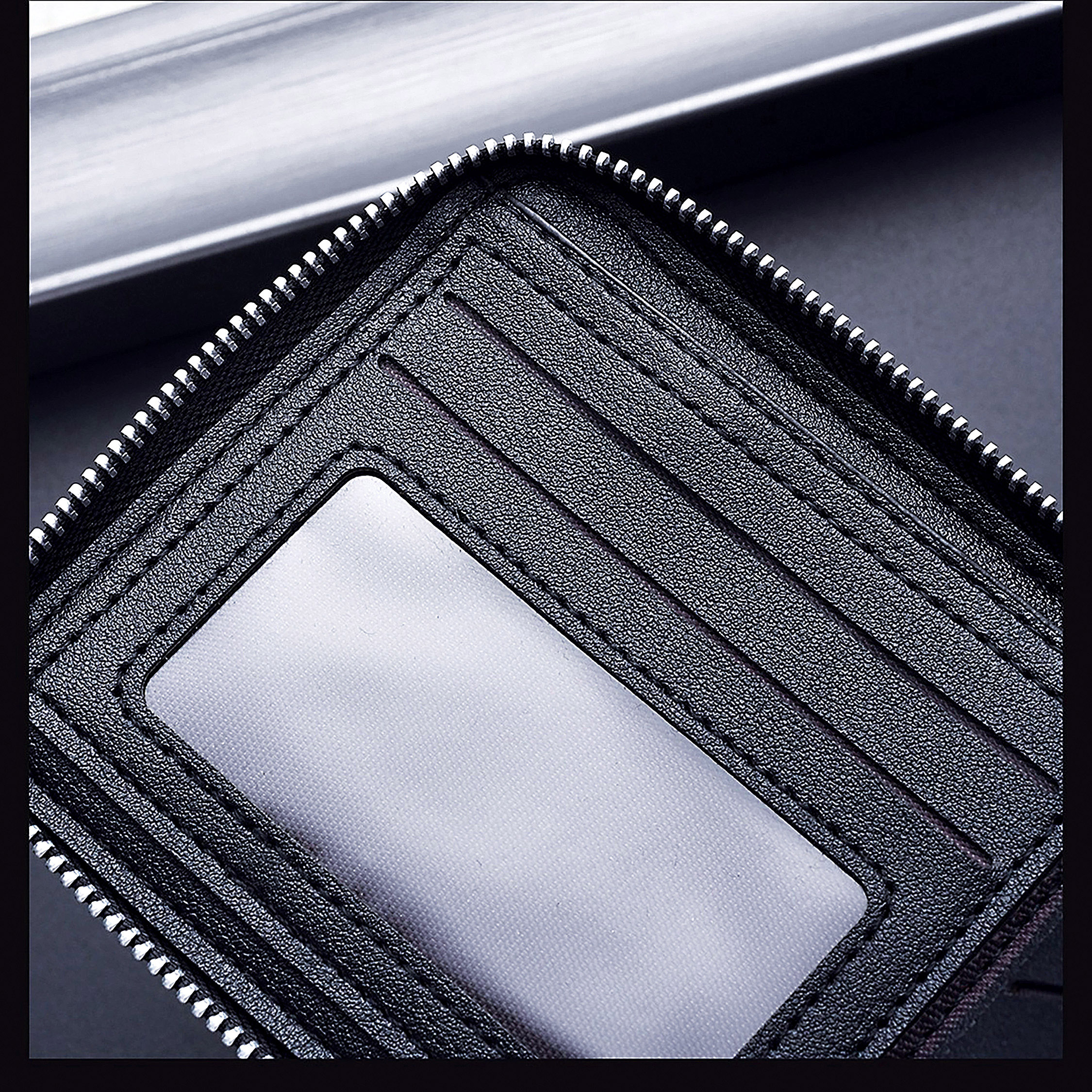 B194 RFID Dompet RFID Short Wallet RFID Zip Purse Woman Dompet RFID ...