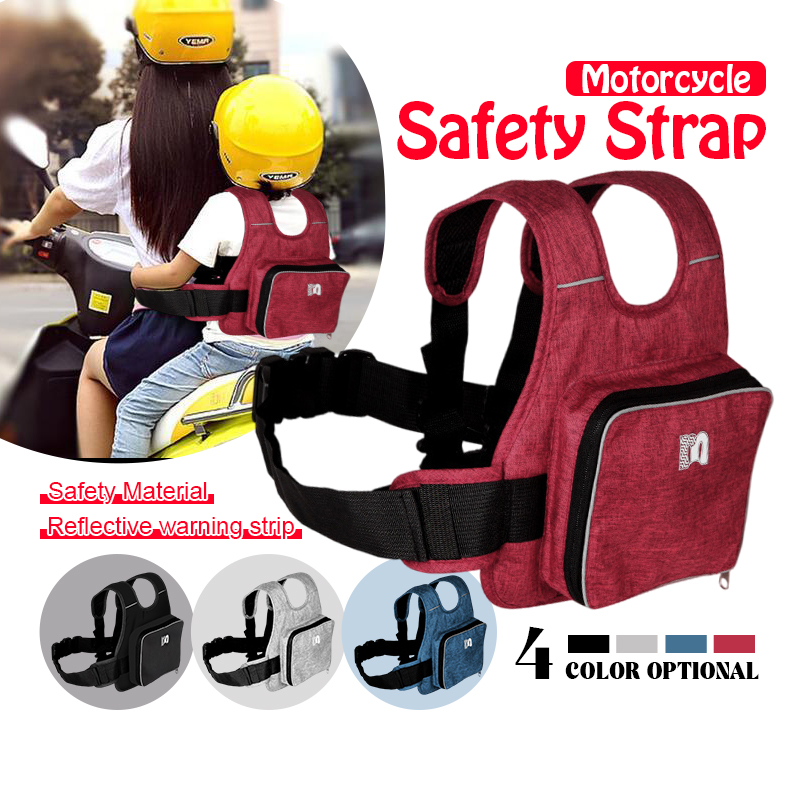 🔥READY STOCK🔥Kids Motorcycle Safety Strap Child Motor Protection Strap ...